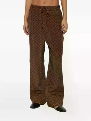 BY MALENE BIRGER Martha Monogram-print Trousers