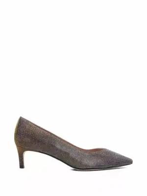 STUART WEITZMAN Anny 50 Pointed-toe Pumps - Grey