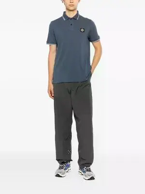 Stone Island Logo-patch Polo Shirt