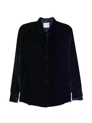 FORTE_FORTE Velvet Long-sleeves Shirt