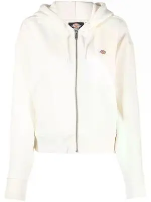 Dickies Logo-patch Zip-up Hoodie