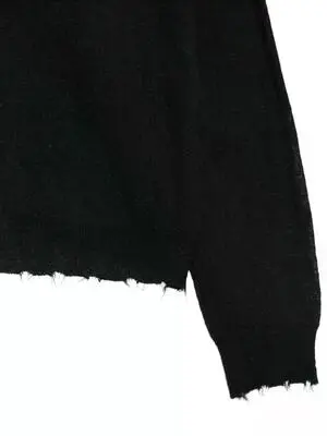 FREI-MUT Distressed Fine-knit Sweater