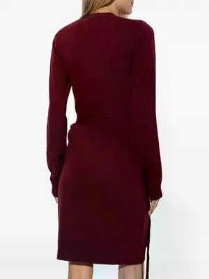 Dsquared2 Waist-tie Wrap Mini Dress