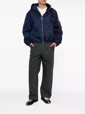 Kenzo Gram Monogram-jacquard Hooded Jacket