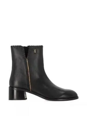 ALVIERO MARTINI 1° CLASSE Whipstitch-trim Ankle Boots