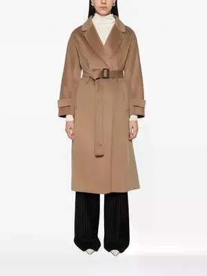 SEA WING Belted Button-cuff Coat