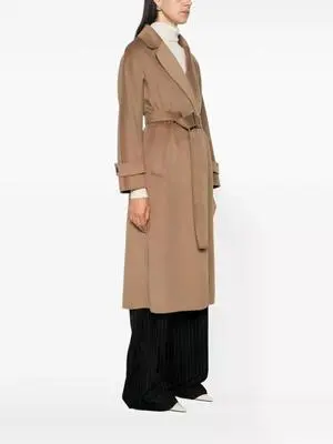 SEA WING Belted Button-cuff Coat