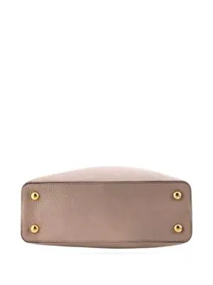 LOUIS VUITTON Capucines Bag Leather Pm Satchel