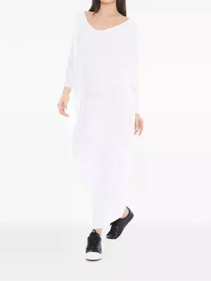TESSITURA BODY COUTURE Draped Oversized Asymmetric Maxi Dress