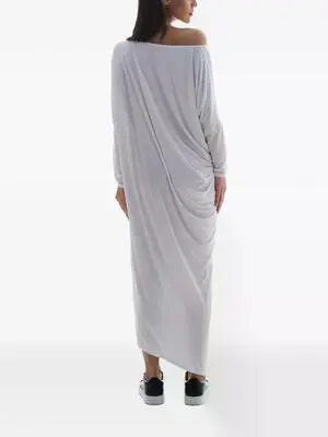 TESSITURA BODY COUTURE Draped Oversized Asymmetric Maxi Dress