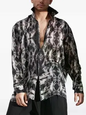 TESSITURA BODY COUTURE Oversized Shirt - Black