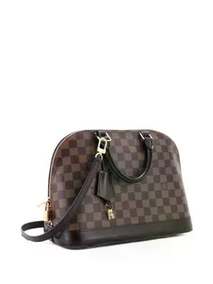 LOUIS VUITTON Alma Handbag Damier Pm Satchel