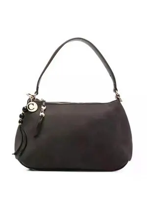 CAFÈNOIR Suede-effect Shoulder Bag