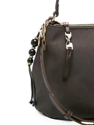 CAFÈNOIR Suede-effect Shoulder Bag