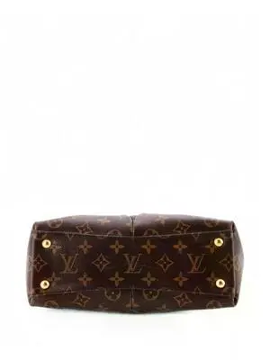 LOUIS VUITTON V Monogram Canvas And Leather Bb Tote Bag