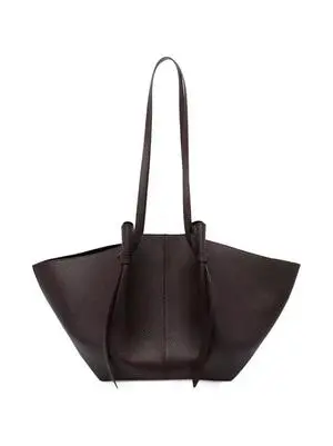 Yuzefi Large Mochi Pebble-grain Leather Shoulder Bag