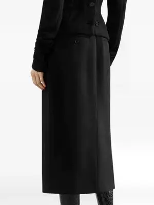 Dolce & Gabbana Double-wool-crêpe Skirt