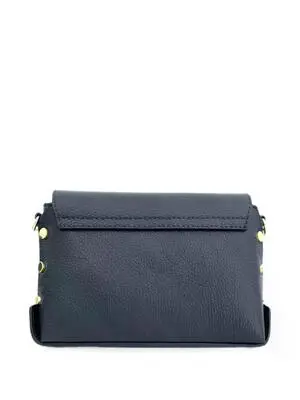 APATCHY LONDON Bloxsome Studded Leather Crossbody Bag - Blue
