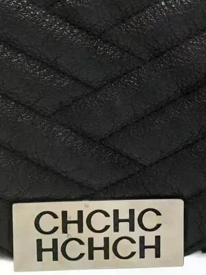 Carolina Herrera Bimba Chevron Shoulder Bag