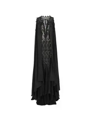 MARCO GABRIELLI ATELIER Lace-overlay Strapless Dress