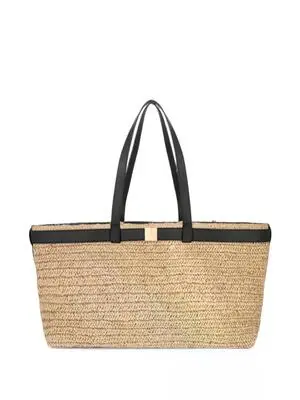 APATCHY LONDON Esme Leather-trim Tote Bag