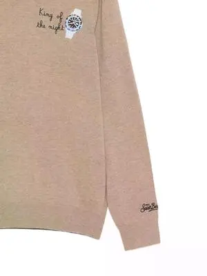 MC2 SAINT BARTH Embroidered Crew-neck Sweater