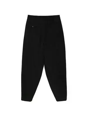 Comme Des Garçons Belt-loop Pleated Trousers - Black