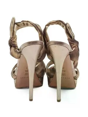 Casadei Bow-knot Platform Heeled Sandals