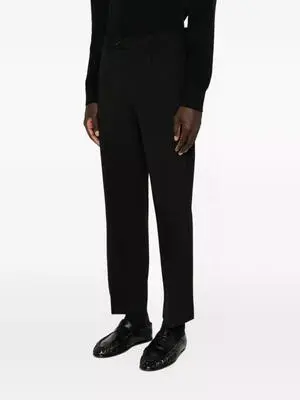 AMARANTO Pressed-crease Straight-leg Trousers