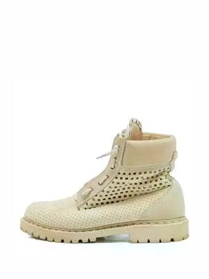 Balmain Taiga Perforated Combat Boots