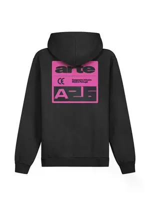 ARTE ANTWERP Graphic-print Drawstring Hoodie