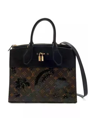 LOUIS VUITTON Mm City Steamer Blossom Monogram Tote Bag