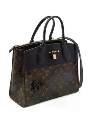 LOUIS VUITTON Mm City Steamer Blossom Monogram Tote Bag