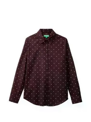BENETTON Polka-dot Print Shirt