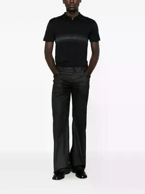 Gucci Logo-print Striped Polo Shirt