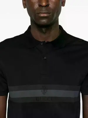 Gucci Logo-print Striped Polo Shirt