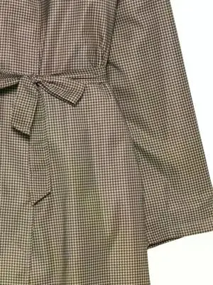 A.N.G.E.L.O. VINTAGE CULT 1990s Houndstooth Belted Coat