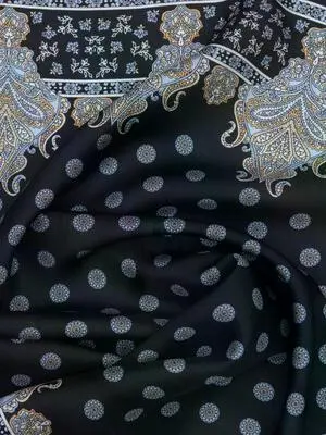 ELIZABETTA Filippo Medallion-print Scarf