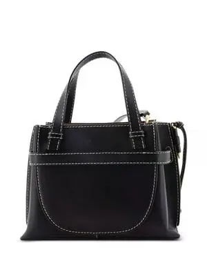 Loewe Gate Tote Leather Mini Satchel - Black
