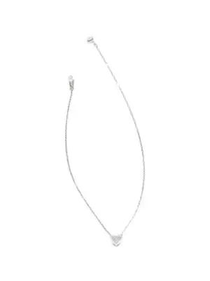 Furla Heart Pendant Necklace - Silver