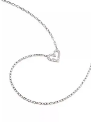 Furla Heart Pendant Necklace - Silver