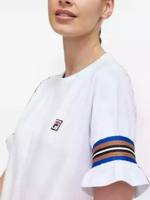 FILA Ruffled-sleeve T-shirt