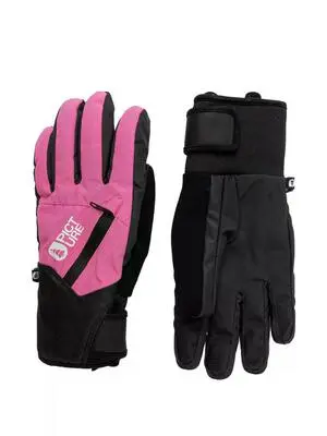 PICTURE ORGANIC CLOTHING Logo-print Panelled Gloves