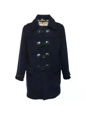 Burberry Toggle Duffle Coat - Blue