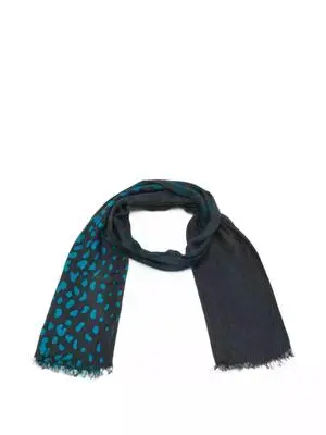 Gucci Leopard-print Gg Jacquard Scarf