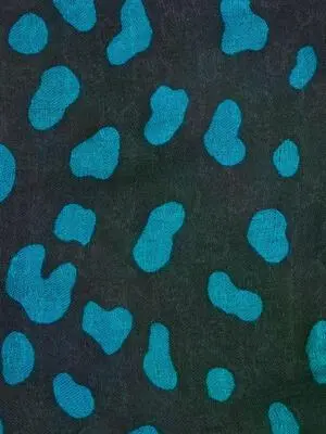 Gucci Leopard-print Gg Jacquard Scarf
