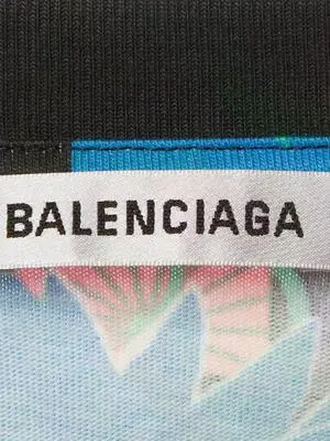 Balenciaga Paris-postcard Print T-shirt