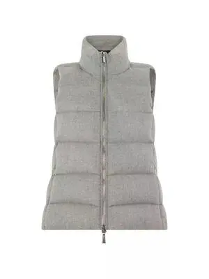 MOORER Borneo-il Padded Cashmere Gilet