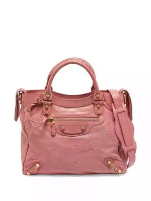 Balenciaga Classic Velo Leather Tote Bag - Pink