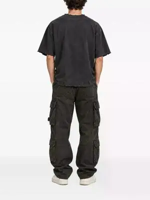 WARMAN Graphic-print Distressed T-shirt